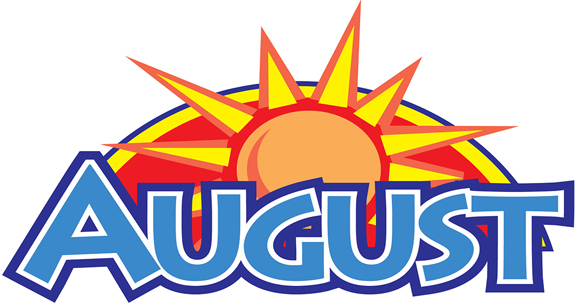 August Calendar Clipart Free