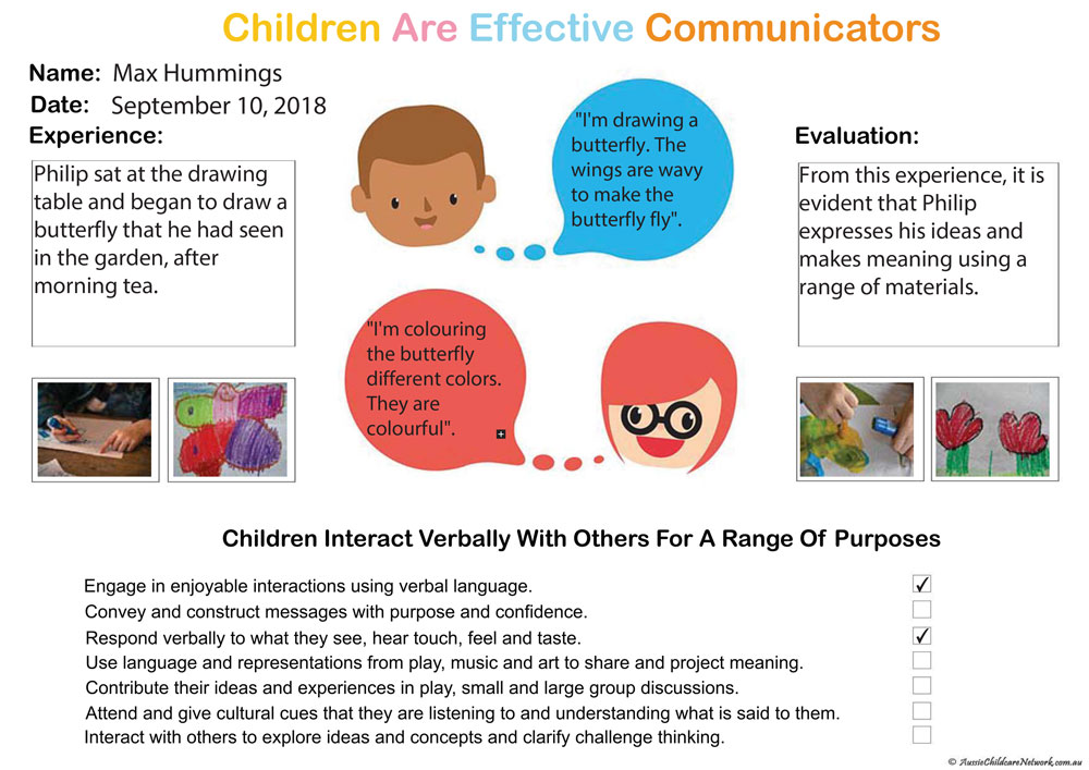 Outcome 5 Interact Verbally Aussie Childcare Network Outcome 5 Interact Verbally Aussie Childcare Network