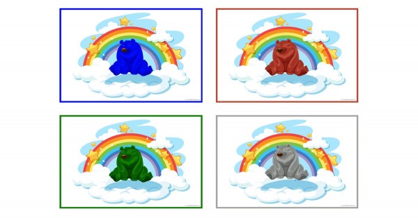 Free Rainbow Colour Sorting Bears Printables - Aussie Childcare Network