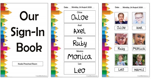 Sign In Template Aussie Childcare Network Sign In Template Aussie Childcare Network
