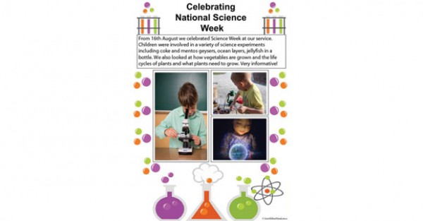 National Science Week Portfolio Template - Aussie Childcare Network