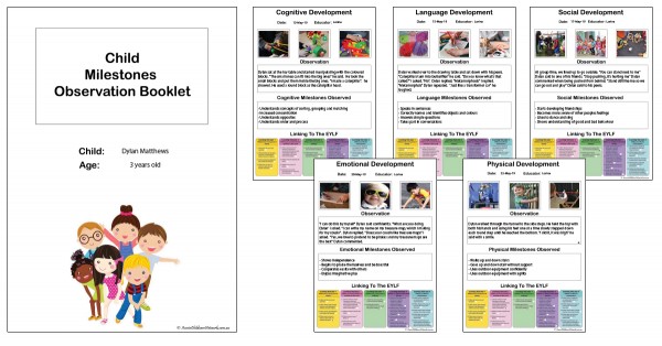 Milestones Observation Booklet Template - Aussie Childcare Network Milestones Observation Booklet Template - Aussie Childcare Network