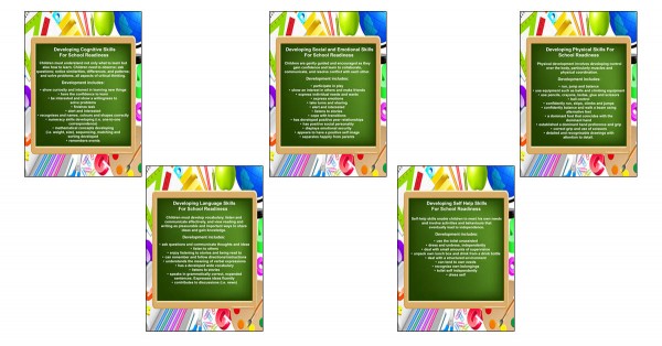 Free Development Of School Readiness Skills Posters Available To ...