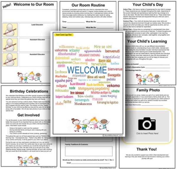 Welcome Pack for Parents - Aussie Childcare Network