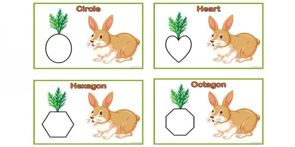 10 Free Easter Bunny Shapes Mats - Aussie Childcare Network